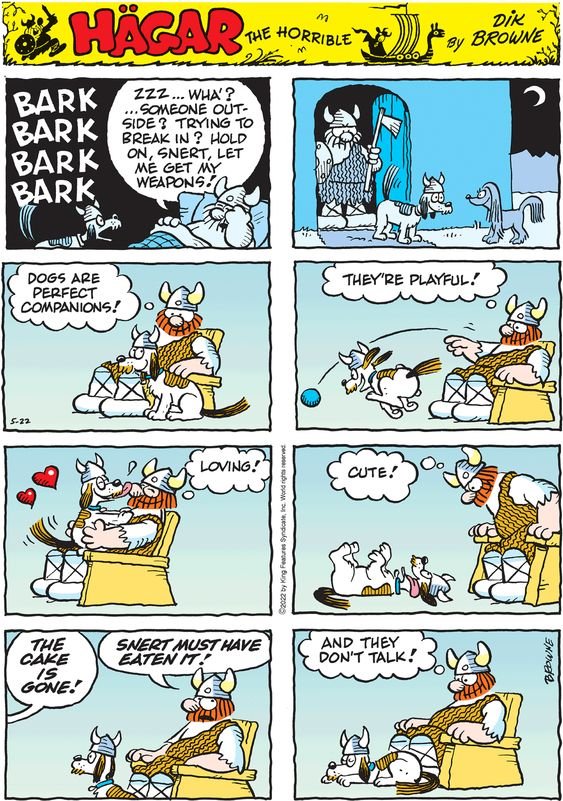 Do not miss these latest most hilarious comics of Hagar the horrible ...